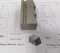 China Special-shaped SmCo Permanent Magnets Moulding And Sintering for sale