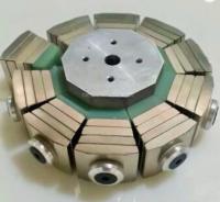 China 10 Poles 10000 RPM SmCo Magnet Motor Inner Rotor Magnetic Motor Parts Silver Gray for sale