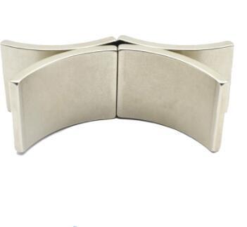 China HSMAG Customized Permanent Magnet ISO9001 Arc Laminated Segment Magnets for sale