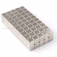 China HSMAG Samarium Cobalt Sm2Co17 Cube Magnet Electroplated Silver for sale