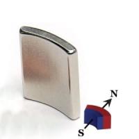 China HSMAG Customized Permanent Magnet ISO9001 Arc Laminated Segment Magnets for sale