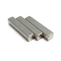 China 33EH Sintered Rectangular Silver Magnets Ni Coated Permanent Magnet for sale