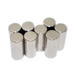 China 30EH Sintered Cylinder Silver SmCo Magnets Ni Coated Rare Earth Permanent Magnet for sale