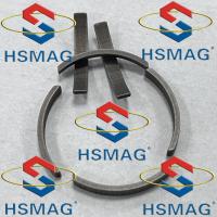 China HSMAG Rare Earth SmCo Permanent Magnet Arc Tile Shape Black Silver For Motor for sale