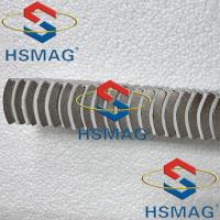 China HSMAG Electroplate Arc Cuboid SmCo Magnet Permanent High Temp Arctic Red for sale