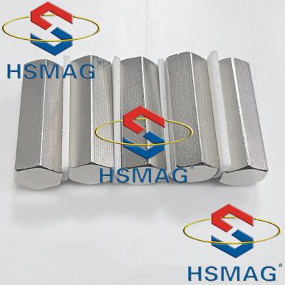 China HSMAG Multifunction Electroplate Hexagonal Prism SmCo Magnet Sm2Co17 30AH 30EH 33EH for sale
