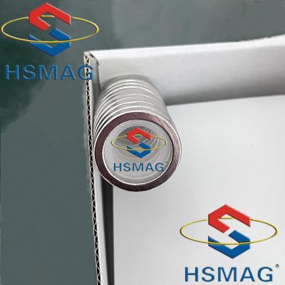 China Electroplate Wearproof Super Strong Ring Samarium Cobalt Magnets High Temp for sale