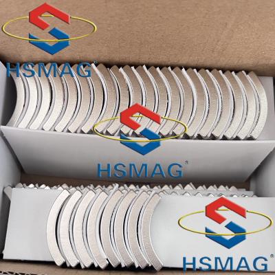 China Electroplated SmCo Samarium Cobalt Arc Magnet ISO Rustproof For Sensors for sale