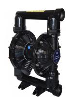 China 192 L/Min Plastic Pneumatic Diaphragm Pump with 70M Lift and 0.83 Mpa Pressure for Industrial Applications for sale