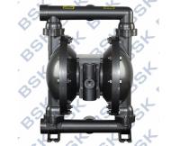 China Cast Steel Air Driven Double Diaphragm Pump Pneumatic Air Pump 3mm Maximum Particle Size 192L/min Flow Rate for sale