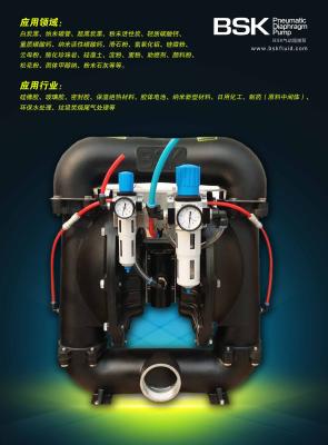 China Stainless Steel Air Driven Double Diaphragm Pump for Gravure Printing - 567 L/Min Flow Rate, 70M Maximum Lift for sale