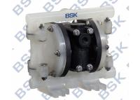 China Plastic Air Operated Double Diaphragm Pump with Butterfly Valves - 135 L/min Flow, 70m Lift Capacity for sale