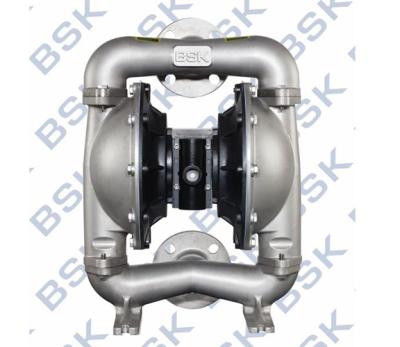 China Stainless Steel Air Operated Double Diaphragm Pump 192 L/min 0.83 Mpa for sale
