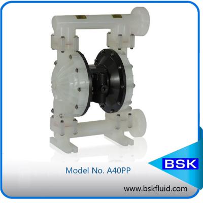 China Corrosion Resistant Air Driven Double Diaphragm Pump Polypropylene Diaphragm Pump for sale