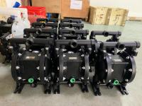 China Large Flow Metal Air Driven Double Diaphragm Pump 1000 cps Simple Structure for sale