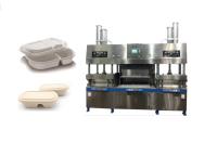 China 6000KG Pulp Molding Clamshell Lunch Box Machine Electric Heating for sale