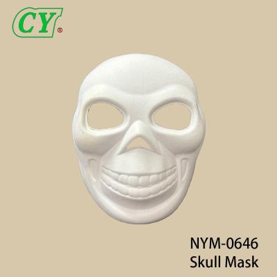 China Environmentally-Friendly Biodegradable Pulp Molded Billet Mask Drawable Spraying Processed For Halloween Celebration for sale