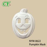 China Environmentally-Friendly Biodegradable Pulp Molded Billet Mask Drawable Spraying Processed For Halloween Celebration for sale