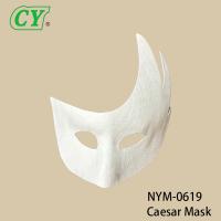 China Children DIY White Embryo Fox Mask Pulp Animal Cat Mask Painting Graffiti Half Face Mask for sale