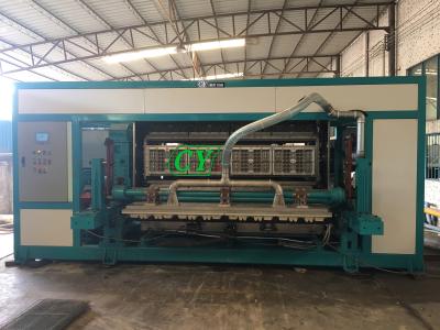 China Fully PLC Controlled Automatic Egg Tray Machine High Capacity for sale