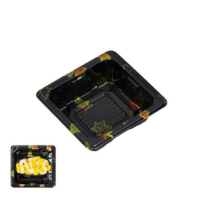 China Disposable Food Grade Plastic Sushi Box 22x9x5.5cm for Takeaway Restaurant for sale