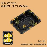 China Disposable Food Grade Plastic Sushi Box 22x9x5.5cm for Takeaway Restaurant for sale