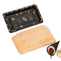 China Disposable Food Grade Plastic Sushi Box 22x9x5.5cm for Takeaway Restaurant for sale