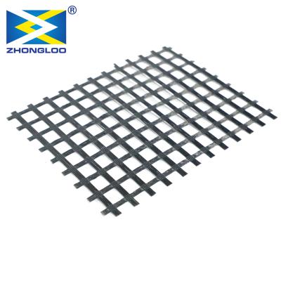 China ODM Fiberglass Asphalt Reinforcement Geogrid Biaxial Integral for sale