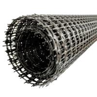 China 20kn 30kn 40kn Biaxial Grid Polypropylene Plastic Geogrid Mesh for sale