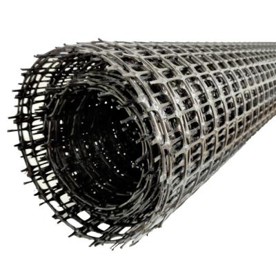 China 20kn 30kn 40kn Biaxial Grid Polypropylene Plastic Geogrid Mesh for sale