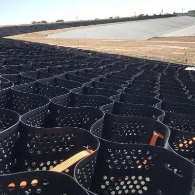 China Subgrade HDPE Driveway Gravel Stabilizer Mat Geocell for Road Construction for sale