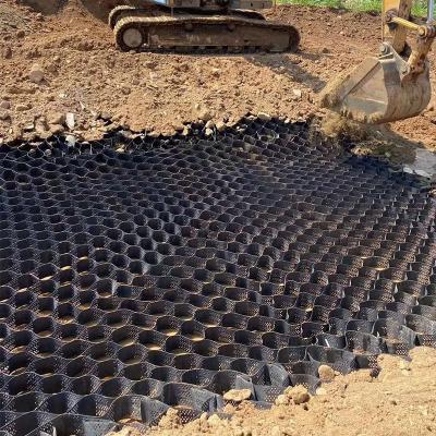 China 1.1-1.8mm Textured Plastic HDPE Geocell Sheet Cellular Confinement System for sale