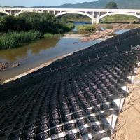 China Earthwork Retaining Wall HDPE Geocell Membrane Honeycomb For Road for sale