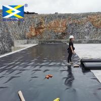 China Industry Polyethylene HDPE Geomembrana 60 Mils Dam Liner for sale