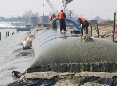 China High Strength Polypropylene Geotube Dewatering Bags For Wastewater Sludge 100g/Sqm for sale