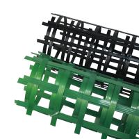 China PET Two Way Stretch Welding Biaxial Integral Geogrid Products Distributor for sale