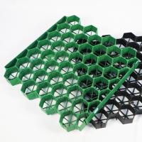 China Hexagonal Polypropylene Grass Plastic Parking Grids Geogrid For Horse Paddocks for sale