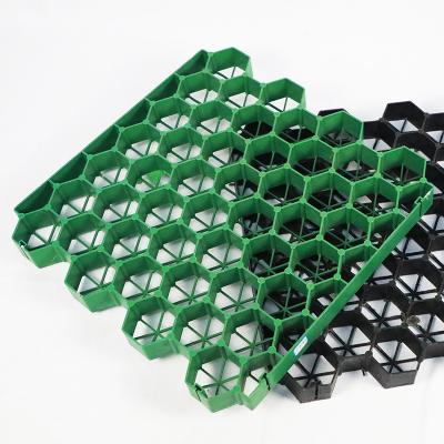 China Hexagonal Polypropylene Grass Plastic Parking Grids Geogrid For Horse Paddocks for sale