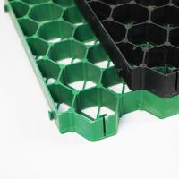 China Black Permeable Plastic Grass Reinforcement Grid Driveway For Parking Lots Protection for sale