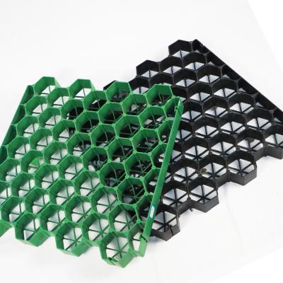 China Road Construction Plastic Grass Grid Gravel Mat For Parking Lot for sale