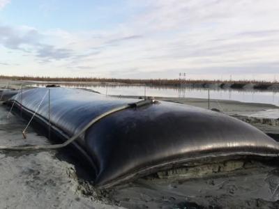 China PP Woven Sludge Geotube Dewatering Bags System Waterproof for sale