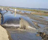 China Anti Biodegradation Geotube Dewatering Bags For Solid Dam Engineering for sale
