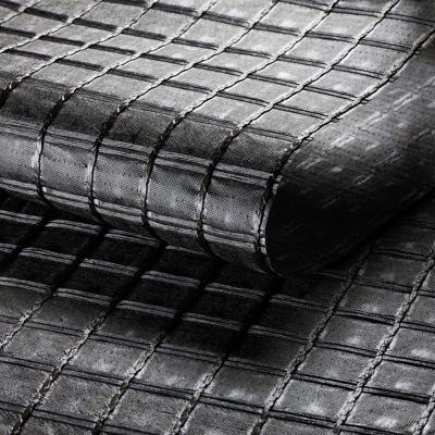 China 50kn Biaxial Fiberglass Composite Geogrid Backing With Nonwoven Geotextile for sale
