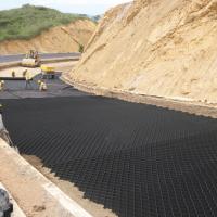 China Anti Corrosion 50mm Hdpe Geocell For Soil Reinforcement Road Hill Slope for sale