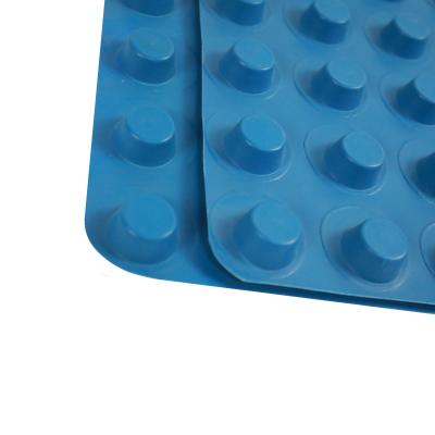 China Plastic 8mm Height Dimple Drainage Mat Board Waterproofing Material for sale
