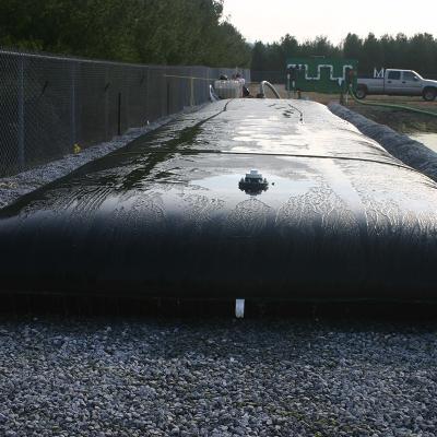China Black Woven Geotextile Geotube Dewatering Bags For Sludge Dewatering Filter for sale