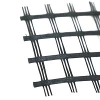China CE ISO9001 Fiberglass Geogrid For Driveway Road Reinforcement Construction for sale