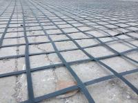 China Railway Bridge HDPE Geotextile Geogrid Steel Plastic Composite Geogrid for sale