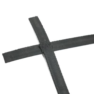 China Building Material Steel Plastic Geogrid 50kn Tensile Strength Steel Plastic Biaxial Geogrid for sale