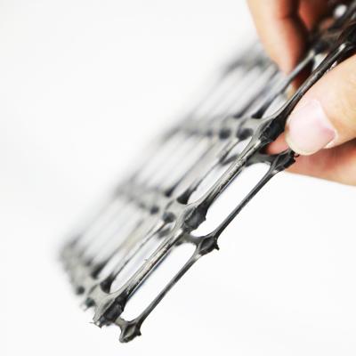 China 25kn Tensile Strength Biaxial Plastic Geogrid For Road Construction for sale